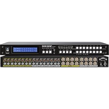 Amazon.com: 8x8 8:8 Composite Video + Audio Matrix Switch Switcher w ...