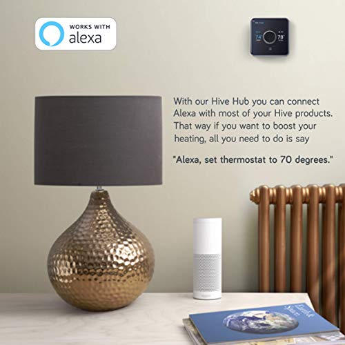 Hive Heating and Cooling Smart Thermostat Pack, Thermostat + Hive Hub ...