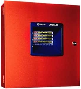 Fire-Lite Alarmas MS-4 Panel de Incendio, 4 Zonas, 24 V Clase B, 2 ...