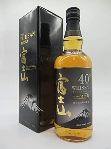 Amazon.co.jp： [新ボトル] サンフーズ ウイスキー富士山 ピュアモルト 富士山天然水使用 ブラックラベル 40度 700ml: 食品・飲料・お酒