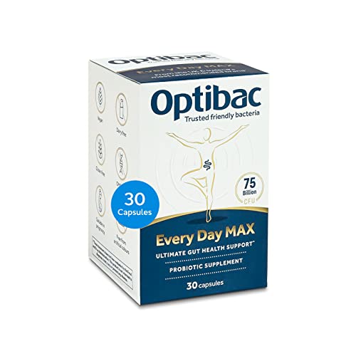 Optibac Probiotics Every Day MAX - Advanced Vegan Probiotic Supplement ...