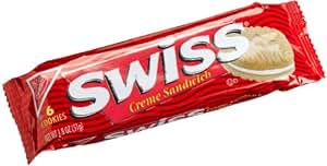 Amazon.com: Swiss Creme Sandwich Cookies, 6-Count, 1.8 oz.. Single ...