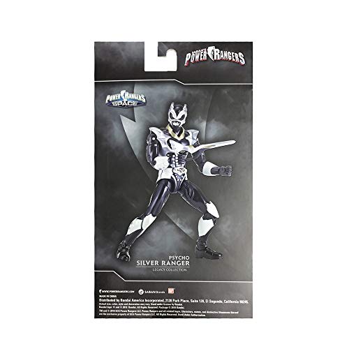 BANDAI Power Rangers in Space Psycho Silver Ranger Legacy Collection 6 ...