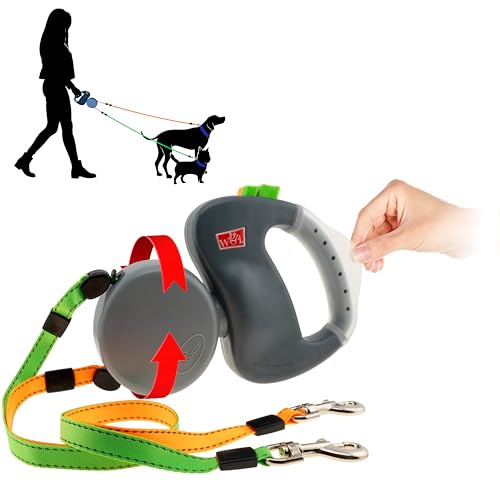 Wigzi - 2025 Edition - 2 Dog Retractable Leash – Featuring Our ...