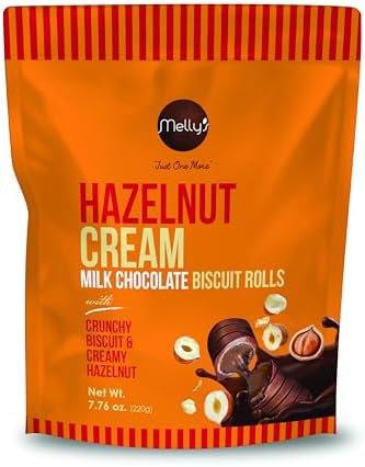 Melly's Hazelnut Cream Milk Chocolate Biscuit Roll Pouch, 220g price in ...