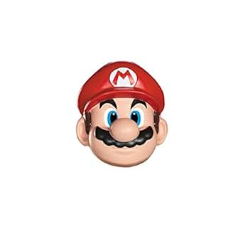 Amazon.com: Disguise Men's Nintendo Super Mario Bros.Mario Adult Mask ...