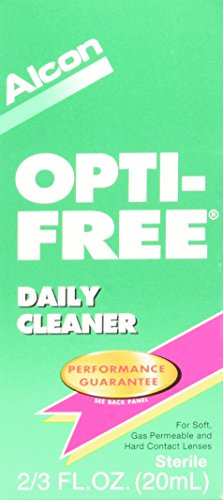 Opti-Free Daily Cleaner for Contact Lenses, 2/3 Fl Oz, 2 Count in ...