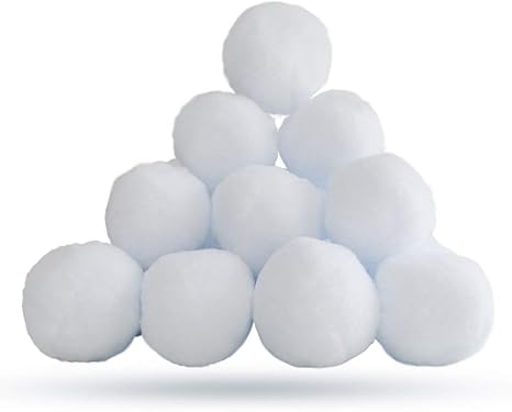 Amazon.com: YBB 20 Pack Christmas Fake Snowballs, 2.8 Inch Realistic ...