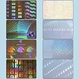 Amazon.com : 9 ID Cards Security Hologram Overlay Stickers with Micro ...