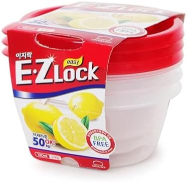 Lock & Lock ez lock circular container 120 ml 3p set - package may vary ...