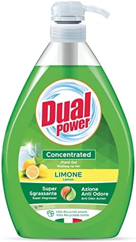 Dual Power Lemon Concentrated Washing Up Gel – Long-Lasting Foam ...