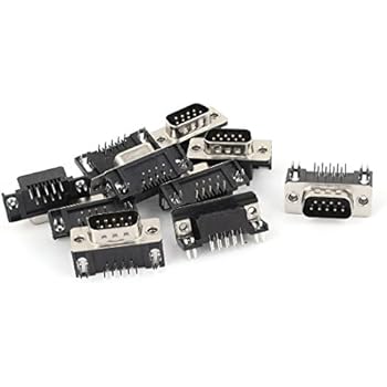 Amazon.com: Pc Accessories - Connectors Pro Db9 Male Right Angle PCB ...