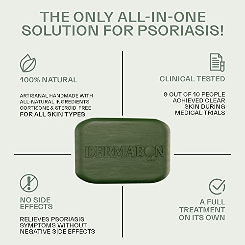 DERMABON 2% Coal Tar Psoriasis Body Wash & Eczema Bar Soap | Control ...