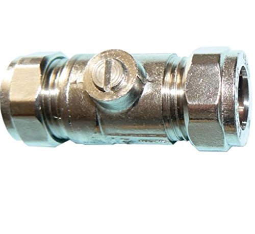 15mm Full Bore Chrome Isolation Valve by Primaflow: Amazon.co.uk: DIY ...