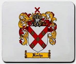 Amazon.com: Rocha Family Shield / Coat of Arms Mouse Pad : Office Products