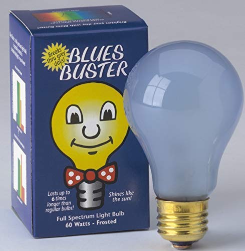 Blues Buster Full Spectrum Light Bulb, Frosted, 60 W- Buy Online in New Zealand at desertcart.nz ...