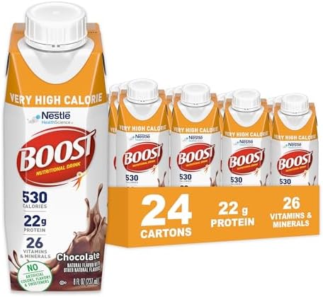 Boost Very High Calorie Chocolate Nutritional Drink – 22g Protein, 530 ...