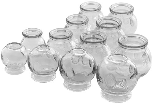 Cupping Therapy Glass Set With Guidance On Application And Aftercare ...