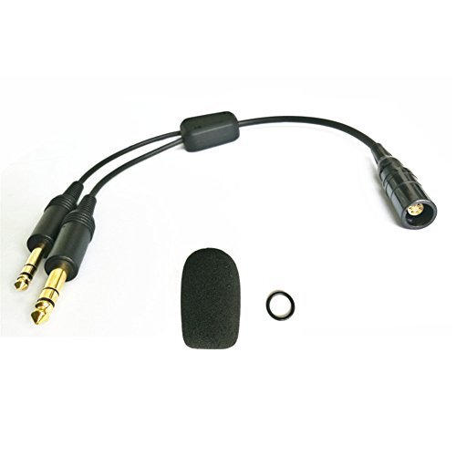 UFQ L-GA adapt Bose A20 Lemo 6 pin connector aviation headset to ...