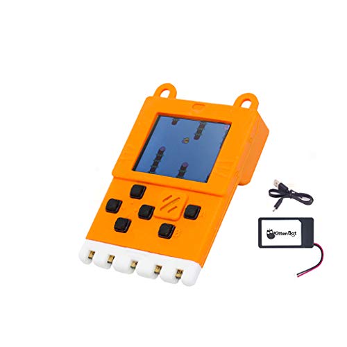 Kittenbot Meowbit Card-Sized Retro Computer Video Game Console Codable Console for Microsoft ...