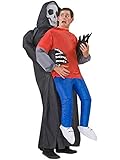 Inflatable Grim Reaper Illusion Costume - The Green Head