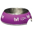Amazon.com : Catit Style Bowl, Purple Butterfly - X-Small : Pet Bowls ...