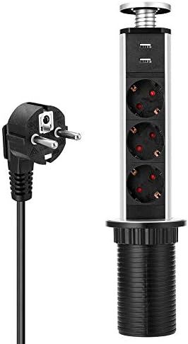 Pop Up Outlet, Tensile Type Pop up Power Desktop Worktop Kitchen ...