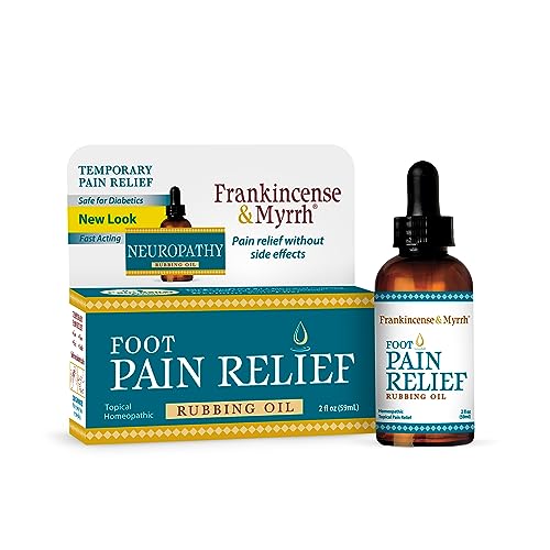 Frankincense & Myrrh Foot Pain Relief - Neuropathy Rubbing Oil - Fast ...