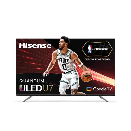 Hisense ULED Premium U7H QLED Series 55-inch Class Quantum Dot Google 4K Smart TV (55U7H, 2022 ...