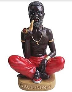 Amazon.com : 12" Papa Candelo Statue Figurine Figure San Carlos ...