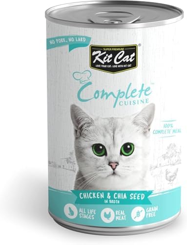 Kit Cat Atlantic Tuna With Prawn Canned Cat Food For All Life Stages ...