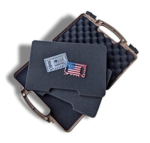 Desert TAN - Hard Gun Case Pistol Case – TSA Approved, Lifelong ...