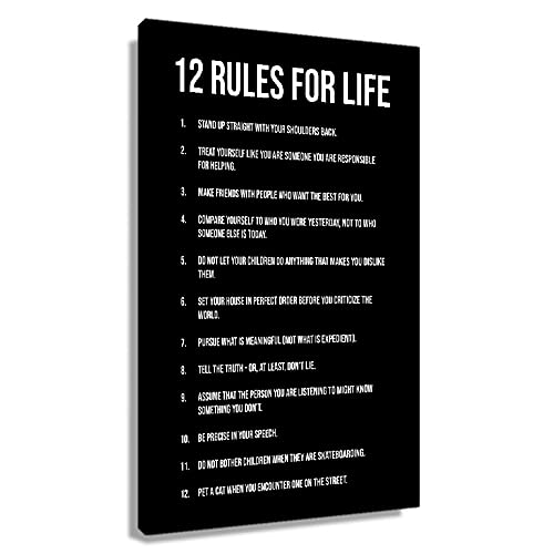 Jordan Rules Quotes 12 Rules For Life Print, Jordan Peterson Quote,