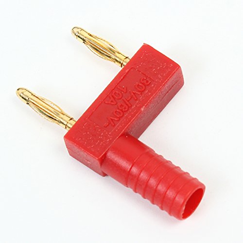 Price tracking for: Icstation Red Brass 2mm Male to Dual Female Banana ...