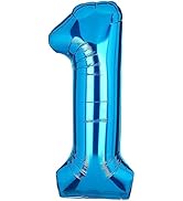 Amazon.com: Giant, Navy Blue Number 5 balloon - 40 Inch | Number 5 ...