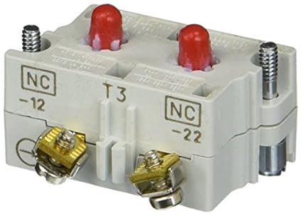 Eaton 10250T3 Switch Contact Block, 30.5mm Diameter, Screw Terminals ...