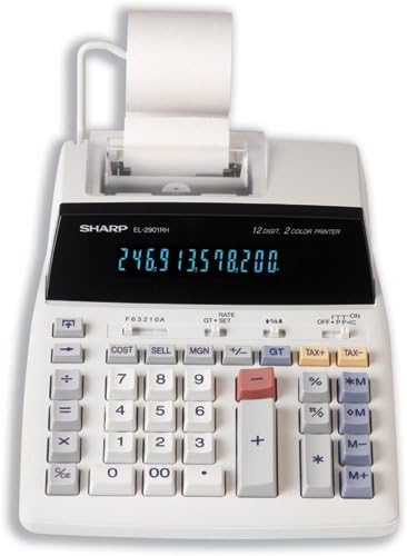 Calculatrice Sharp EL 2901 droit: Amazon.fr: Fournitures de bureau