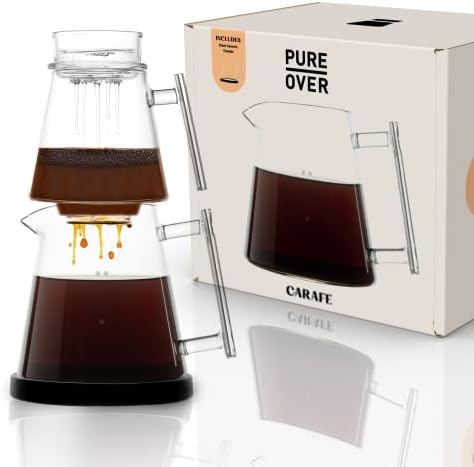 Pour Over Coffee Kit With Filters Glass Pour Over Coffee Maker Kit - 4 ...