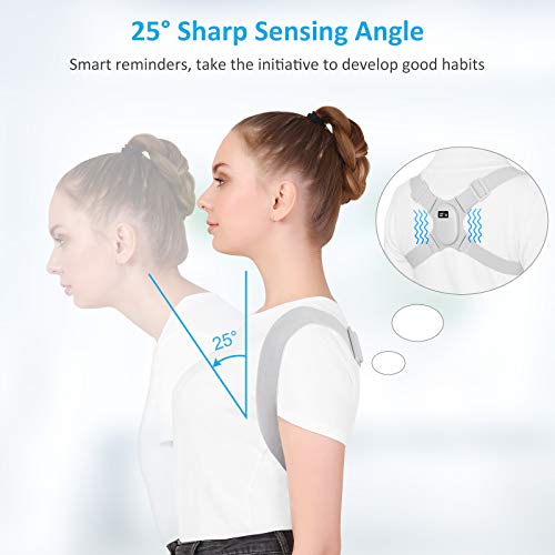 Posture Corrector for Men and Women, Posture Trainer with Smart Sensor ...