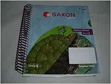 Saxon Math (Grade 4) Volume 2 Teacher's Manual: Stephen Hake, Saxon: 9781328943224: Amazon.com ...