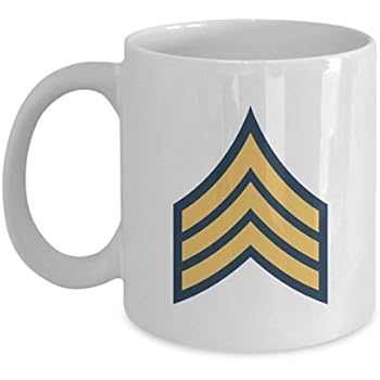 Amazon.com: Army Master Sergeant Rank Coffee Mug: Kitchen & Dining