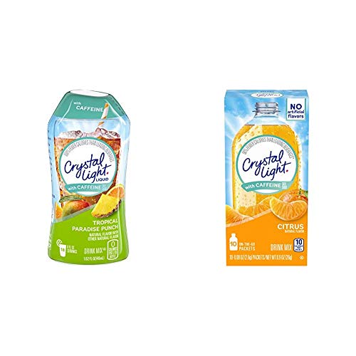 Crystal Light Liquid Tropical Paradise Punch Energy Drink Mix with ...