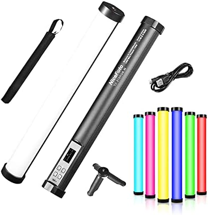 Smart Light Stick, RGB LED Full Color Light Tube Portable Fill Light ...