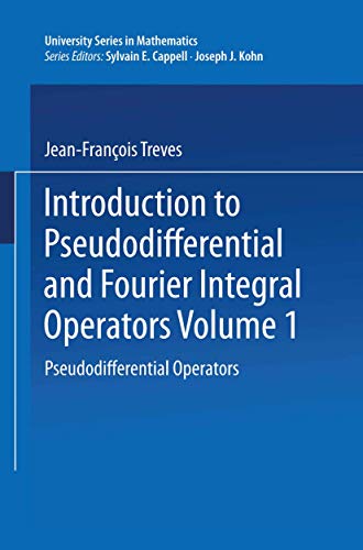 Introduction To Pseudodifferential And Fourier Integral Operators Pseudodifferential Operators