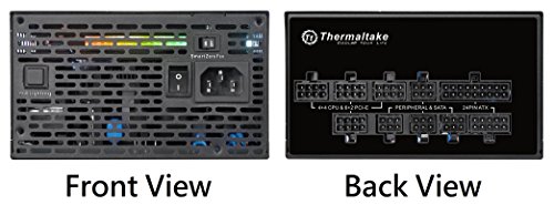Thermaltake Toughpower Grand RGB 850W 80+ Platinum Smart Zero RGB Fan, SLI/CrossFire Ready ...