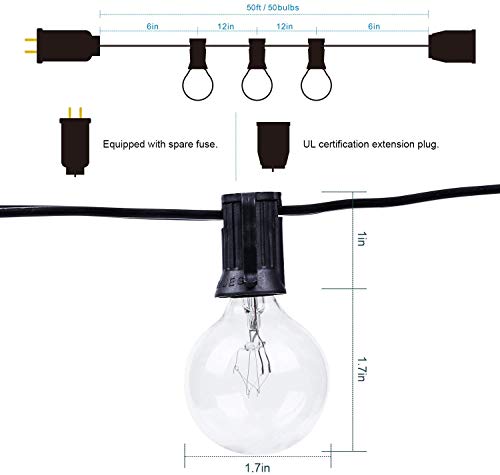 Vertical Commerical String Lights
