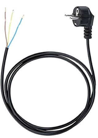 Anschlussleitung Zuleitung Stecker Netzkabel Stromkabel 3-polig 3 x ...