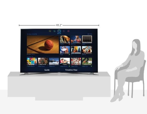 Samsung UN55F8000 55-Inch 1080p 240Hz 3D Ultra Slim Smart LED HDTV ...