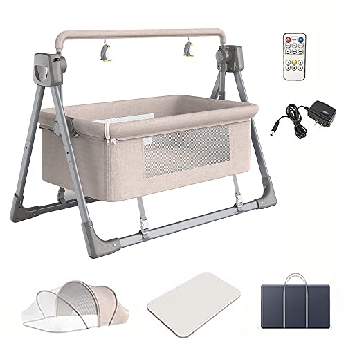 GIUIN Automatic Rocking Recliner Crib Basket,Rocking Chair Electric ...