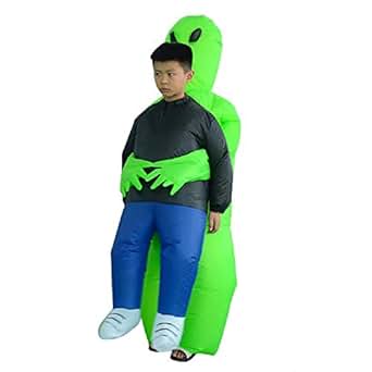 Amazon.com: Inflatable Alien Costume Lift Me Up Costume for Kids (4.0ft ...